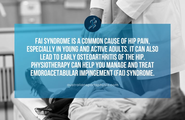 Physio For Femoroacetabular Impingement (FAI) Syndrome - Australian ...