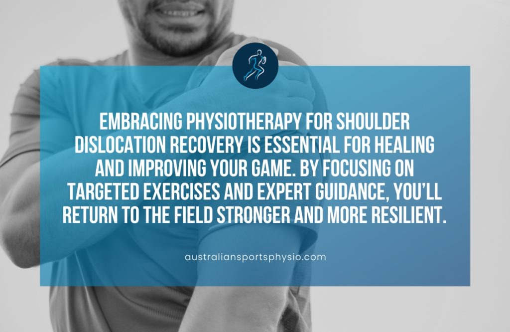 Coburg Physio for Football: Shoulder Dislocation Recovery